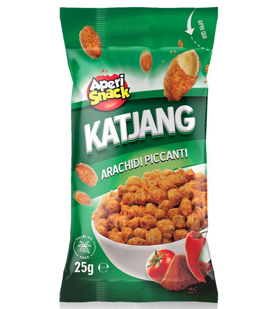 ItabWeb | SNACK ARACHIDI PICCANTI KATAJANG 33pz 35gr APERISNACK