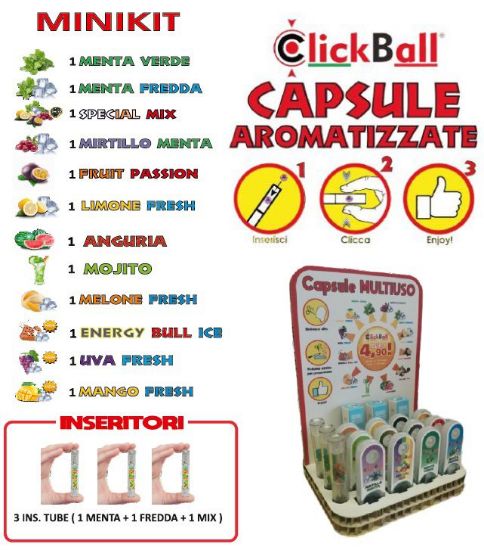 ItabWeb | CLICK BALLS STARTER KIT MINI 15+3pz EXPO - AROMATIZZATORE